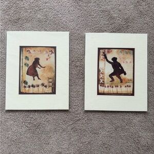 Art | Cindy Coklin Hula Kahiko Kane Set Of 2 Signed By The Author ...